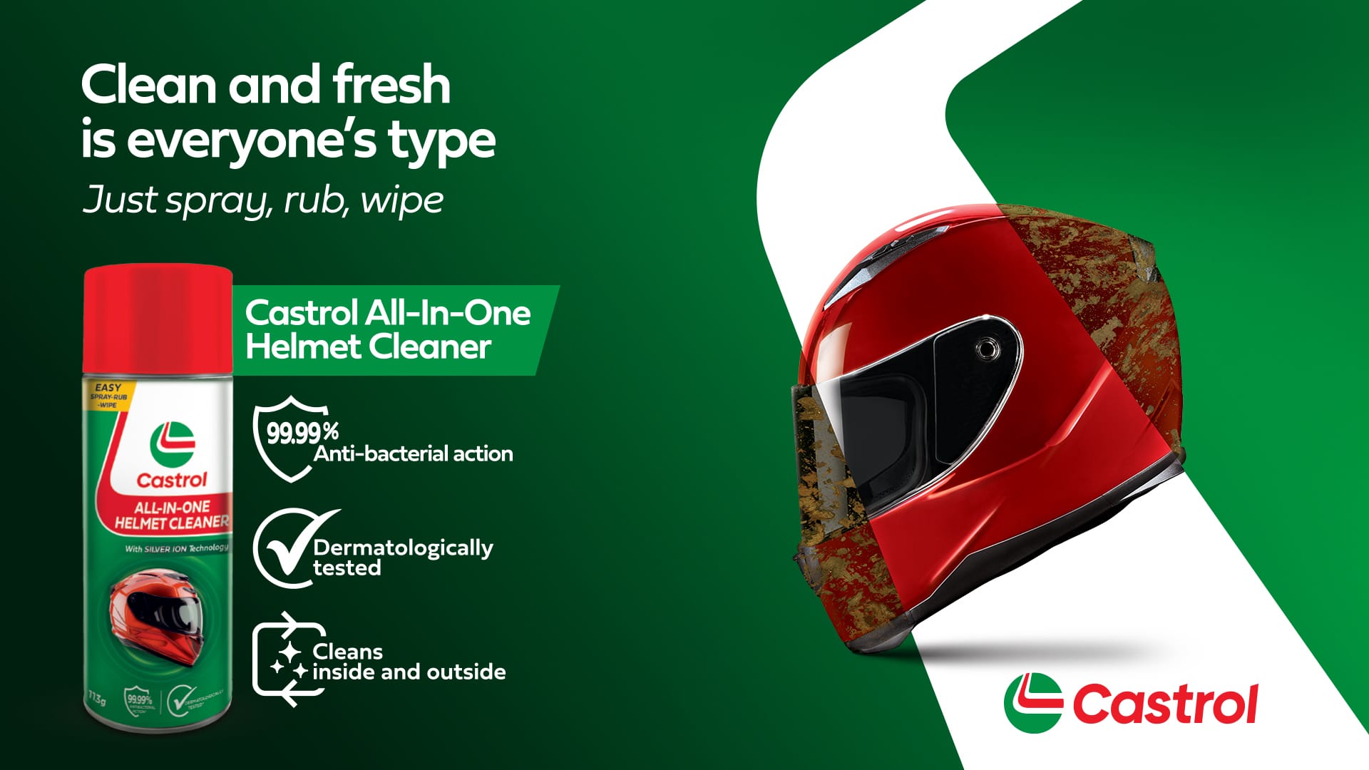 Castrol India launches Helmet Cleaner